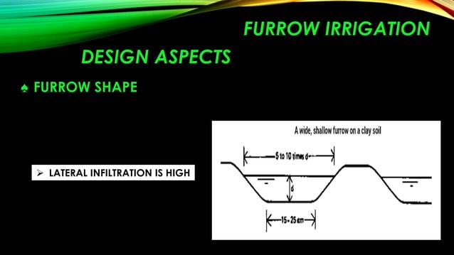check basin , furrow and border strip method | PDF
