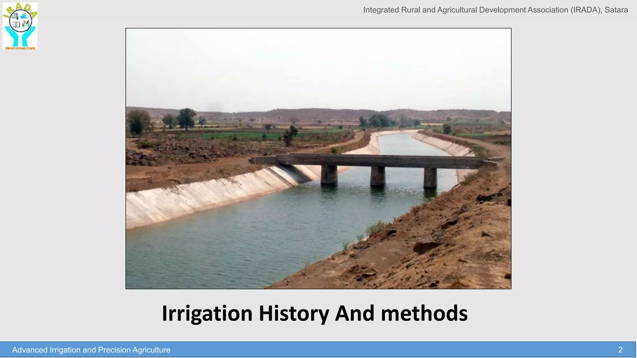 Irrigation history and methods | PPT