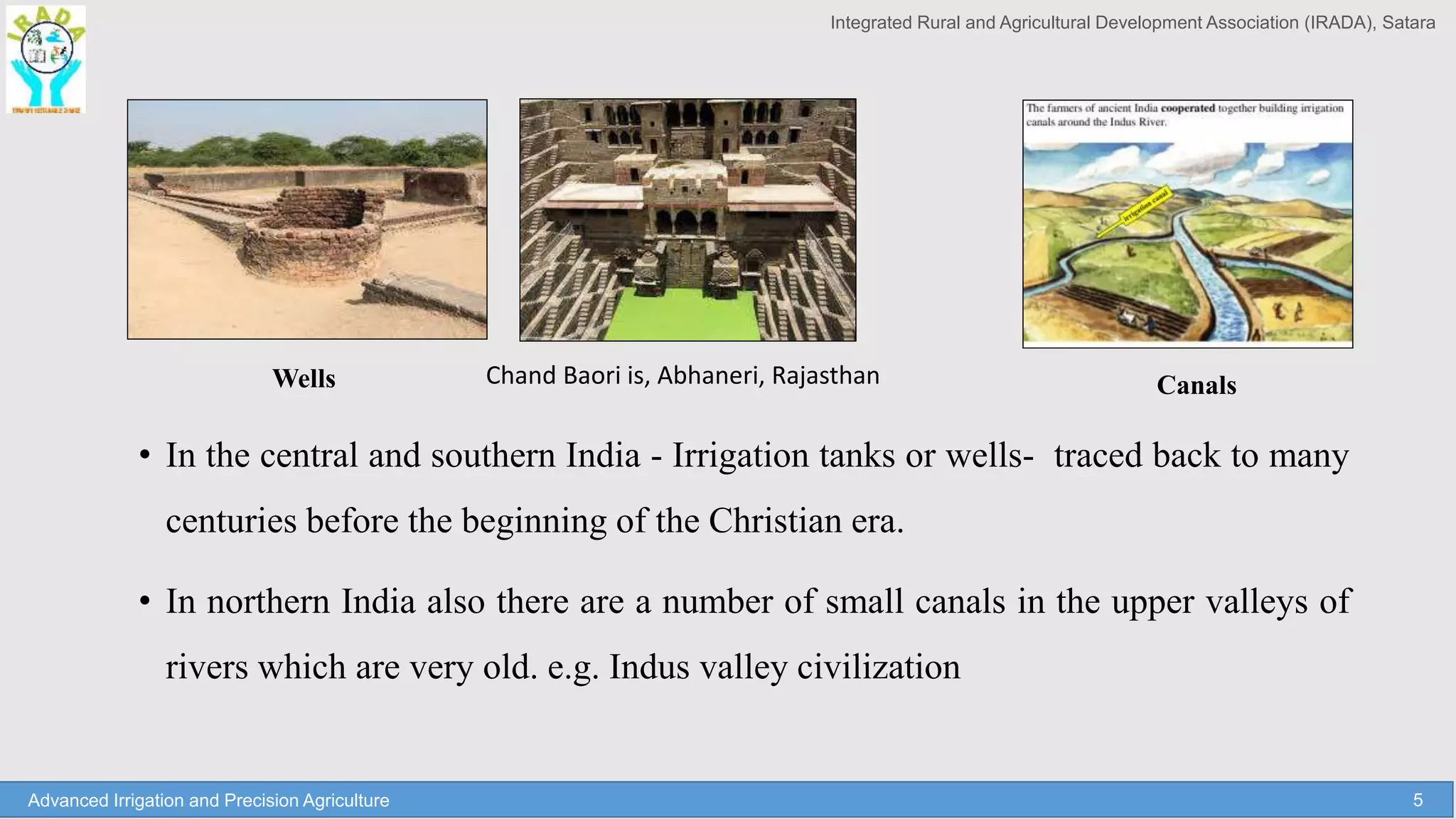 Irrigation history and methods | PPT
