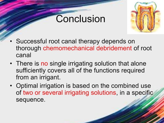 Irrigation in endodontic | PPTX