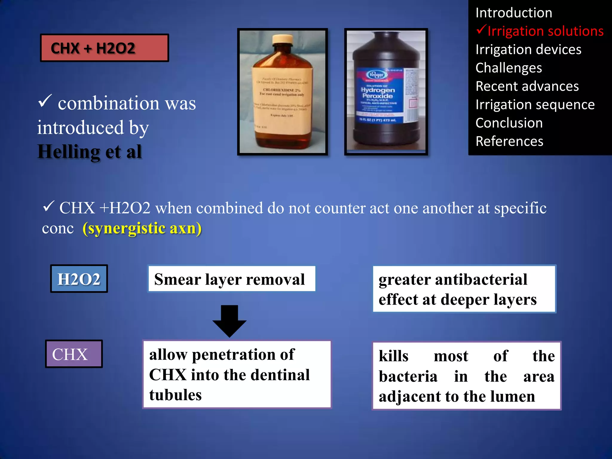 Irrigation in endodontics | PPTX