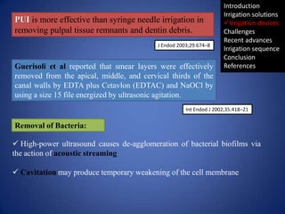 Irrigation in endodontics | PPTX
