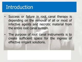 Irrigation in endodontics | PPTX