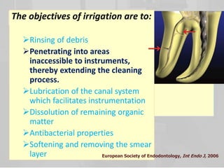 Irrigation in endodontics | PPTX