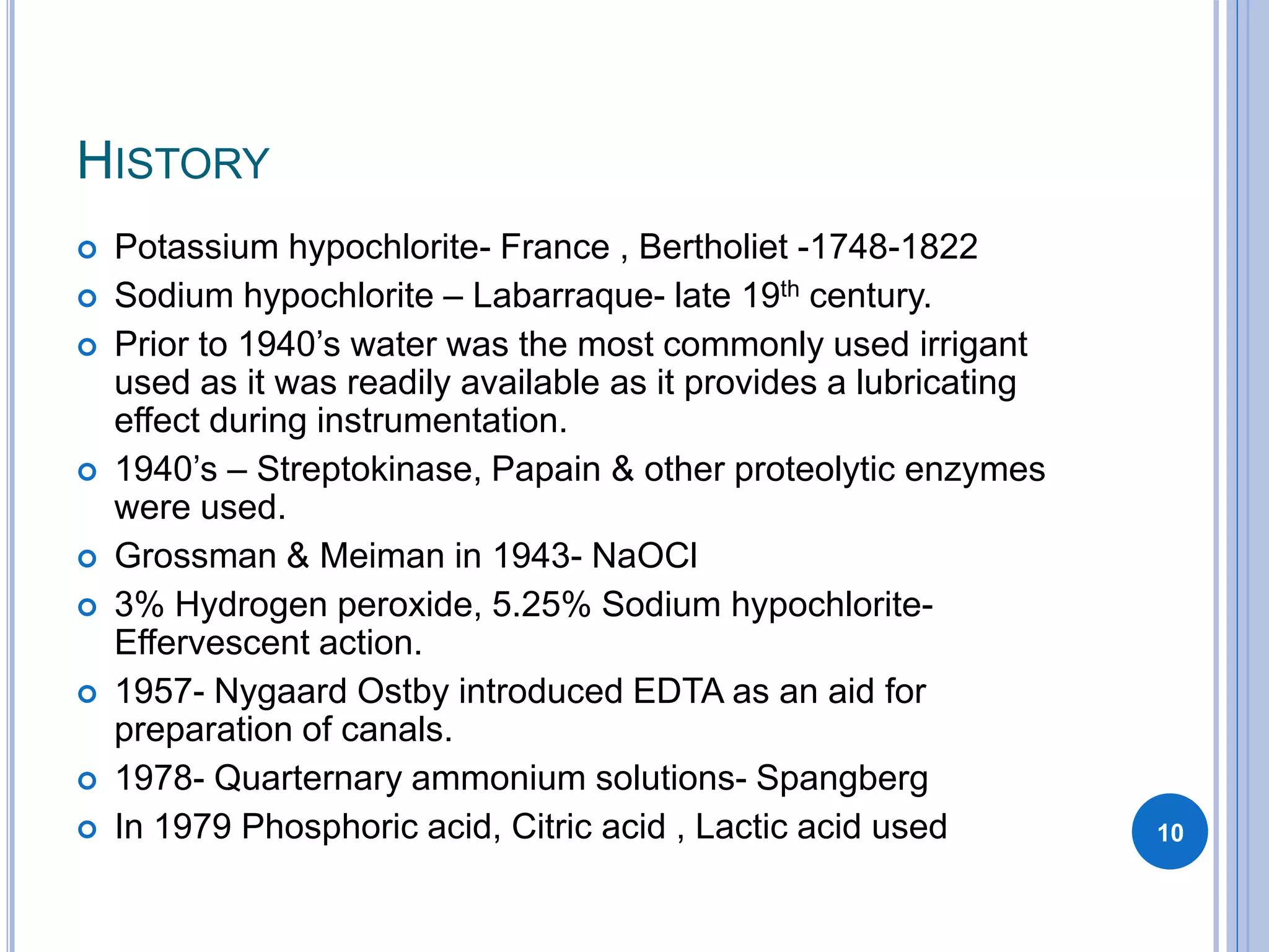 Irrigation in endodontics | PPTX