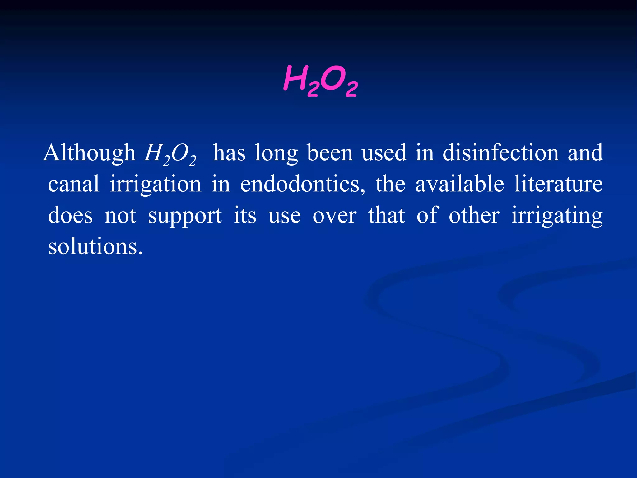 Irrigation in endo ppt | PPT