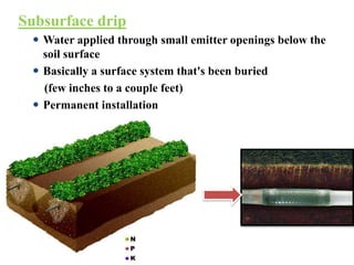 Irrigation methods | PPT