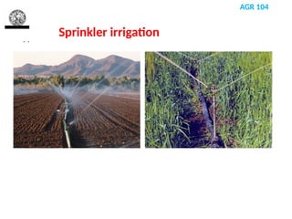 Irrigation methods agriculture engineering | PPTX