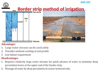 Irrigation methods agriculture engineering | PPT
