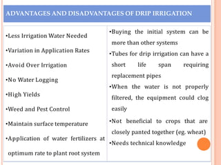 IRRIGATION METHODS AND ITS USES IN HORTICULTURE | PPTX