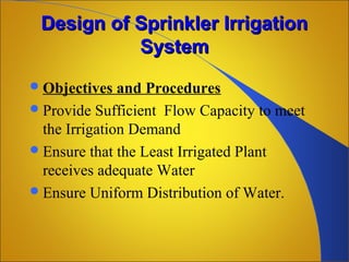 Irrigation methods in india | PPT