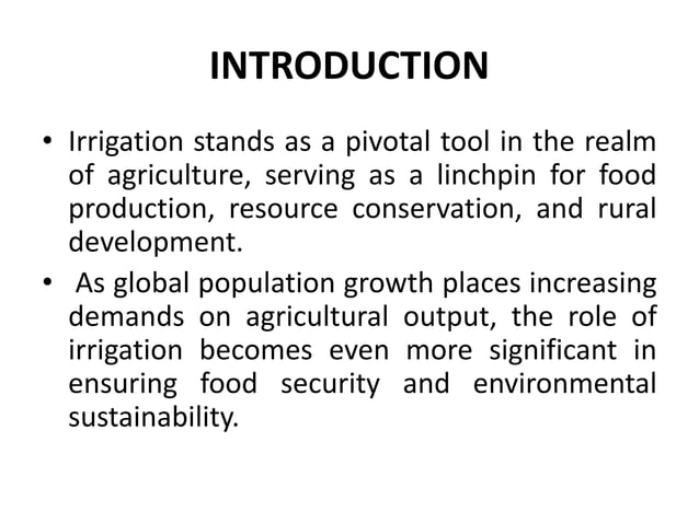 Irrigation Ppt 1 Pptx