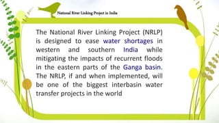 LINKING OF RIVERS IN INDIA | PPTX