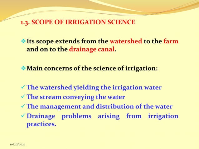 Irrigation Principles & Practices-21.ppt | Agriculture | Industries
