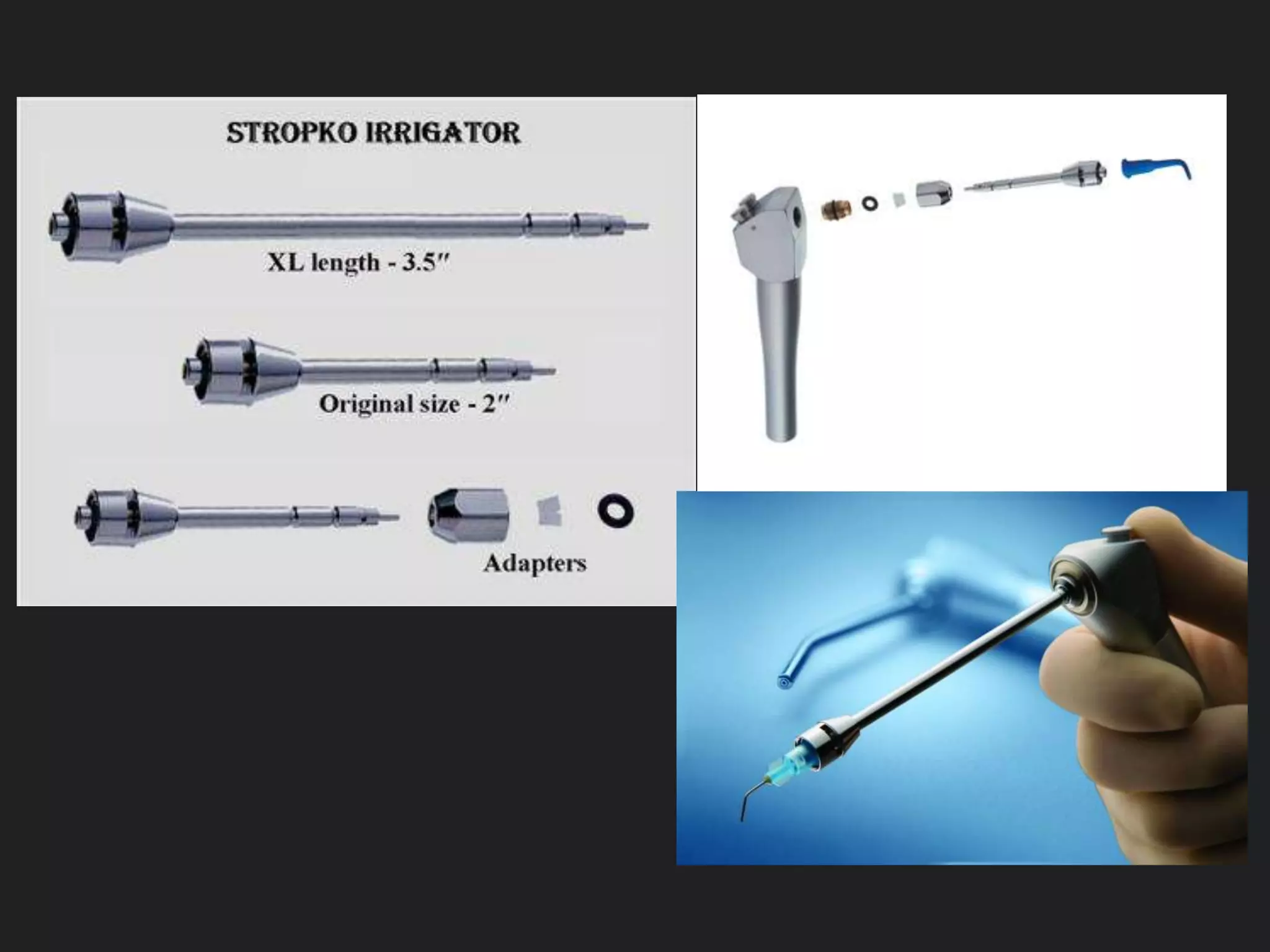 Endodontic Irrigation and root canal medicament the new methods of ...