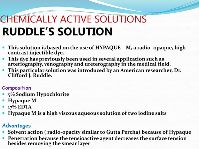 IRRIGATION protocol , uses and procedure | PPTX