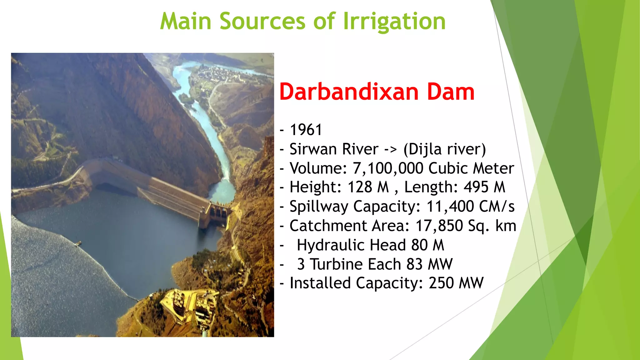 Irrigation system in kurdistan/Iraq | PDF