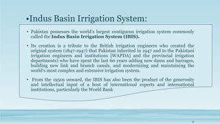 Irrigation system of pakistan | PPTX