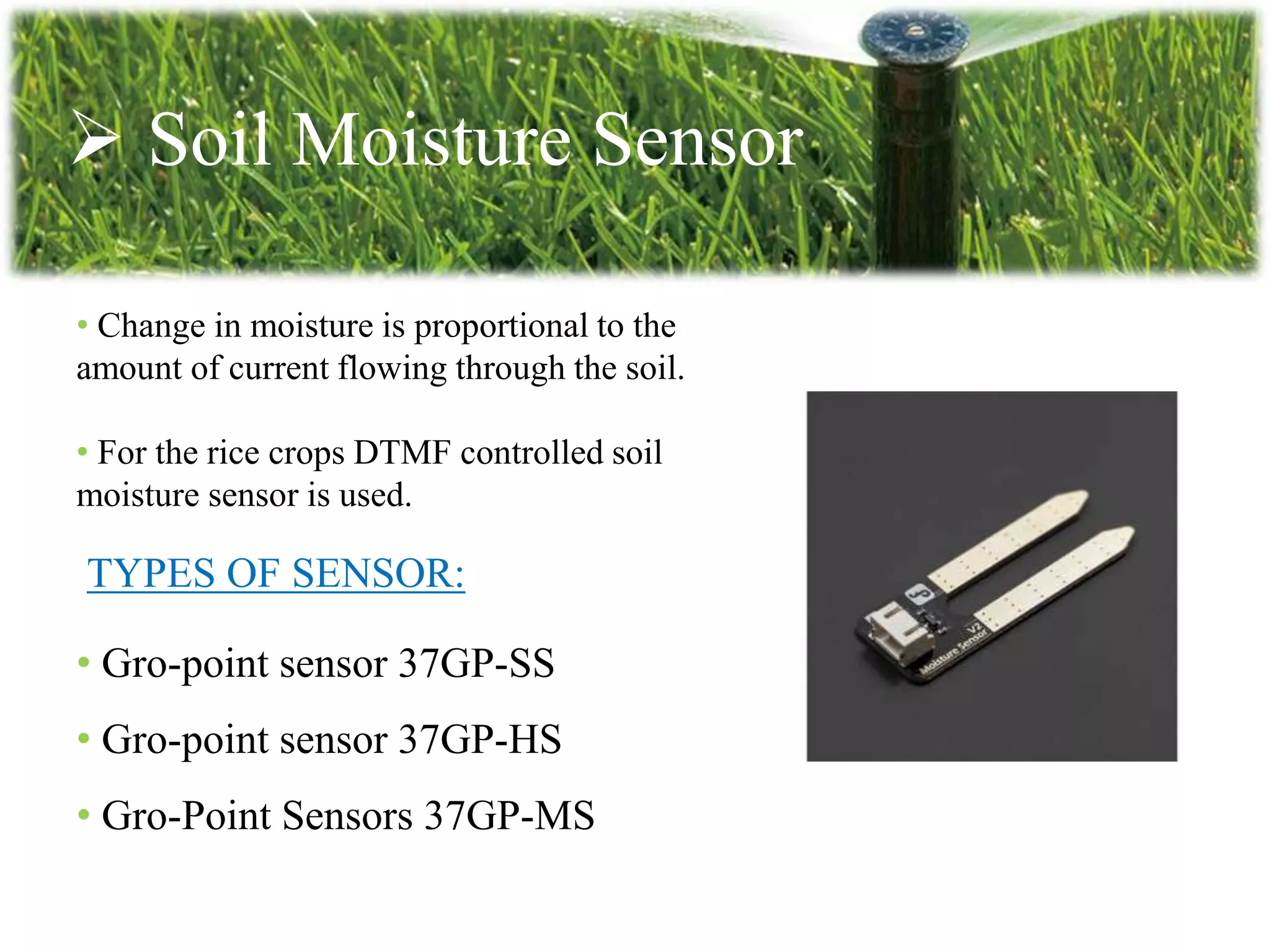 GSM Based Automatic Irrigation System | PPTX