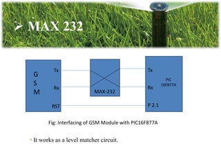 GSM Based Automatic Irrigation System | PPTX