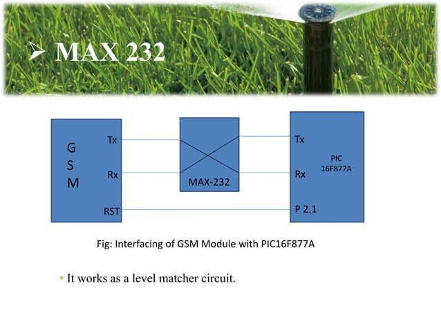 GSM Based Automatic Irrigation System | PPTX