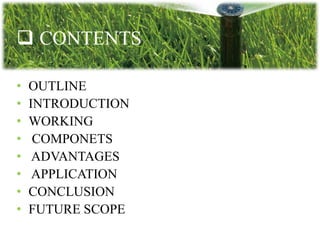 GSM Based Automatic Irrigation System | PPTX