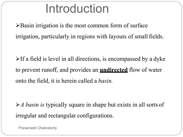 Irrigation and its Types | PPT