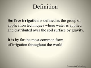 Types of Irrigation | PPTX