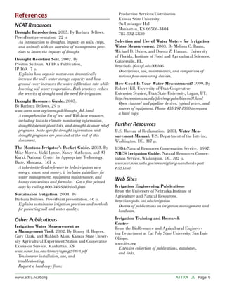 Measuring and Conserving Irrigation Water | PDF