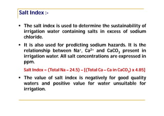 Irrigation Water | PDF