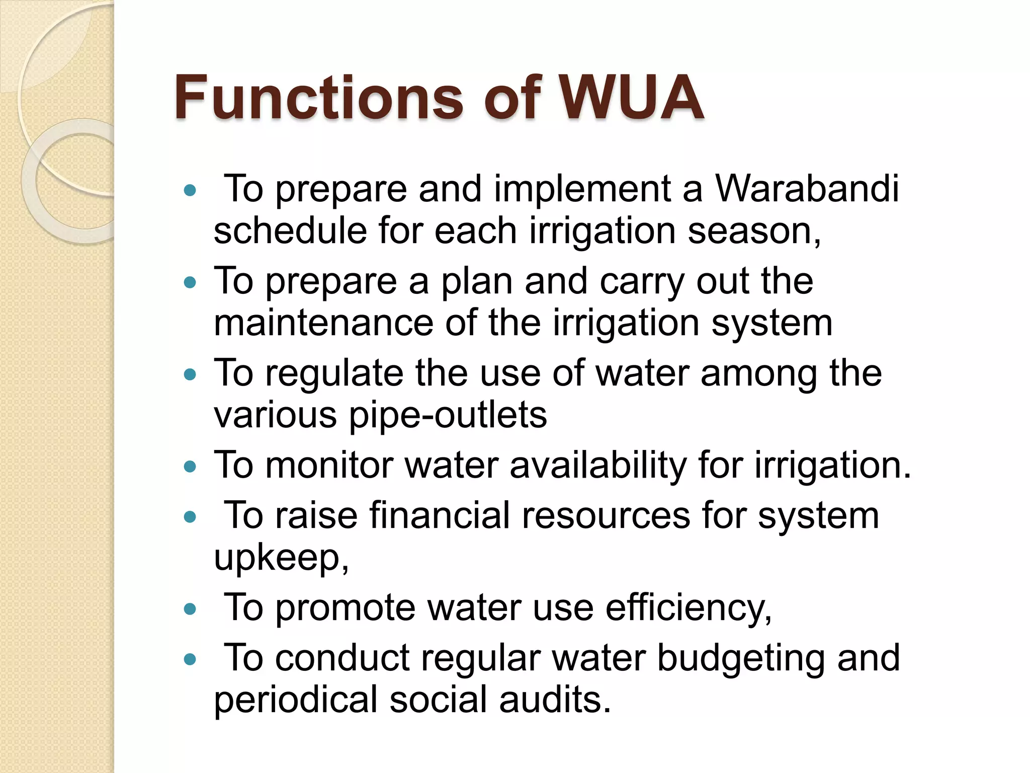 Irrigation water management | PPTX