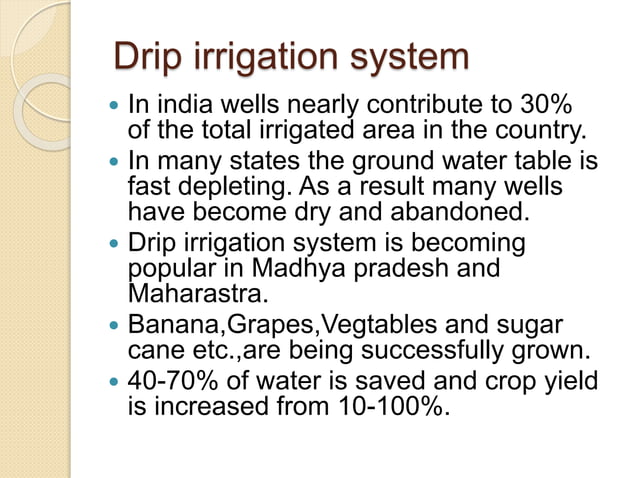 Irrigation water management | PPTX