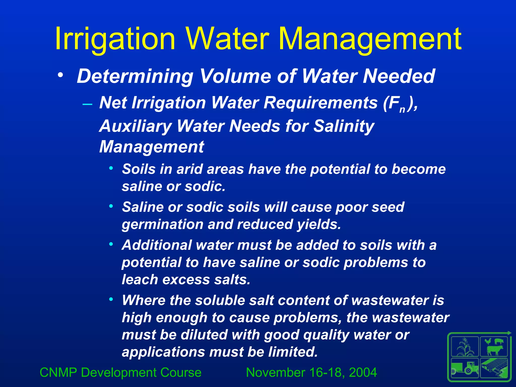 Irrigation water management 111012011501 | PPT