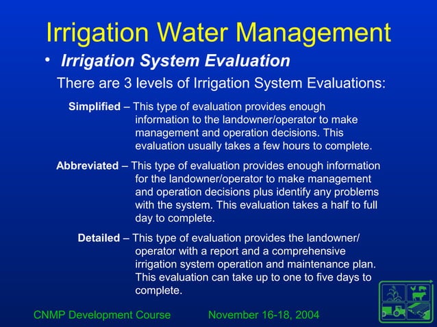 Irrigation water management 111012011501 | PPT | Agriculture | Industries