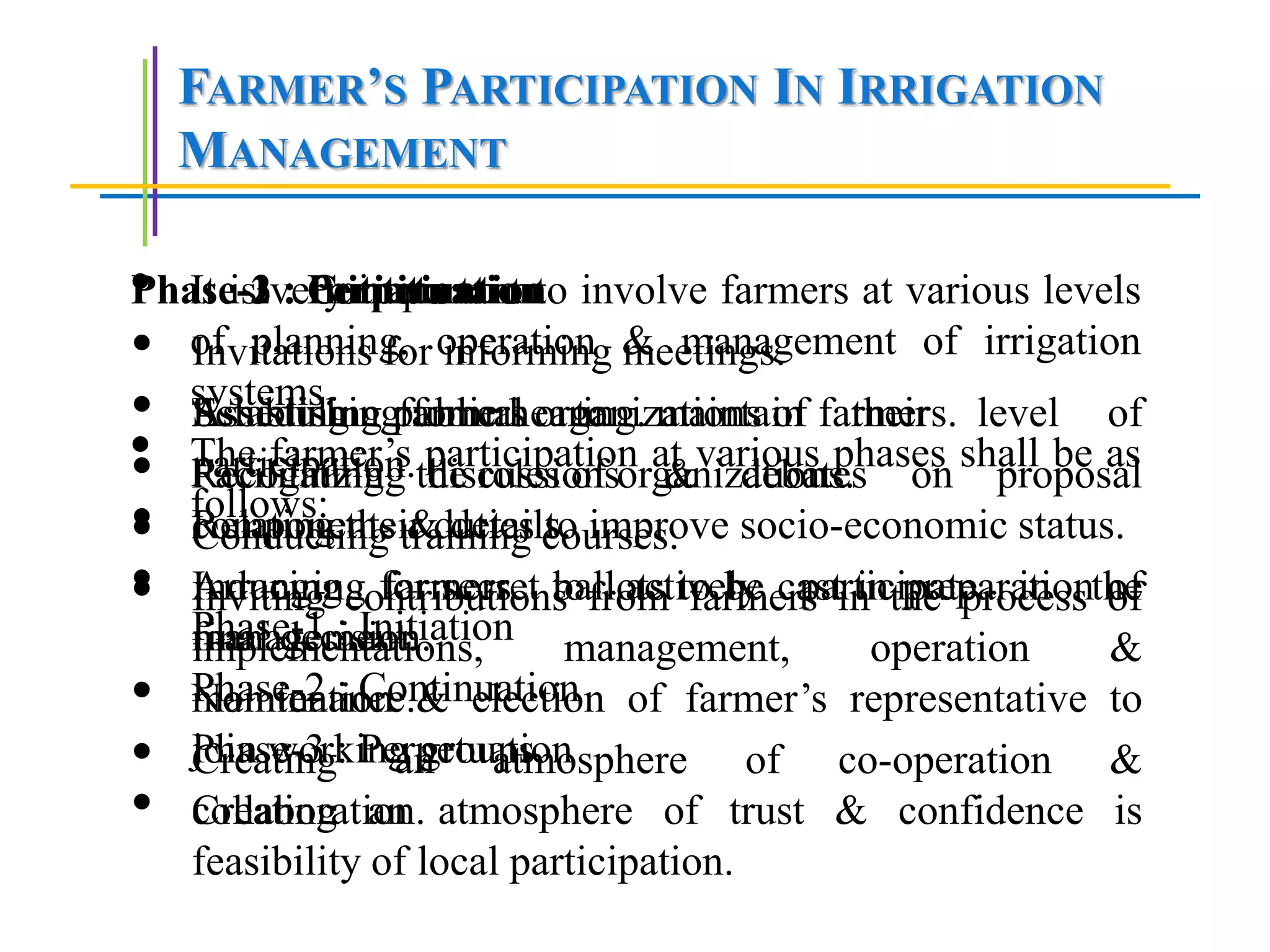 Irrigation water management | PPTX