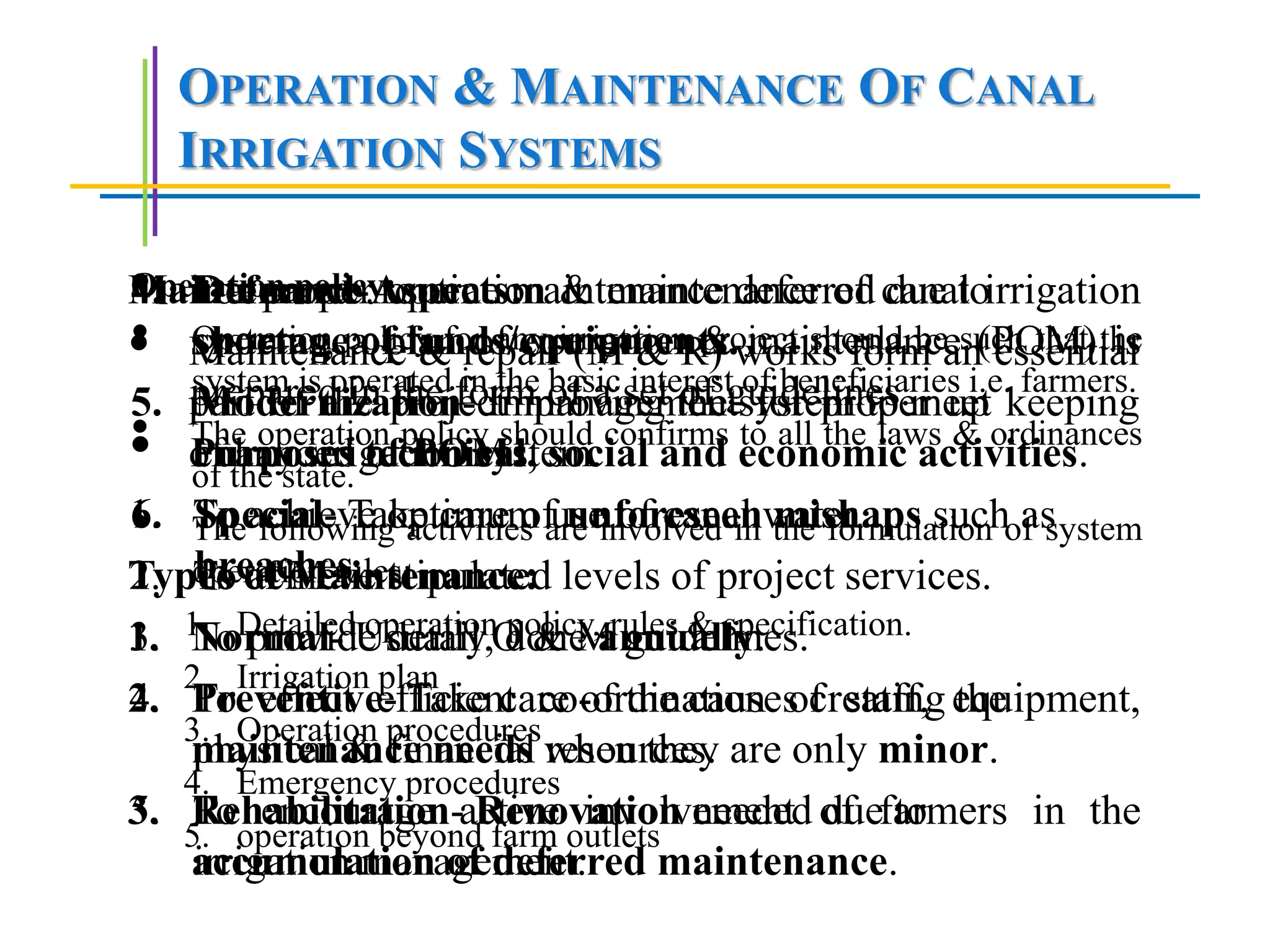 Irrigation water management | PPTX