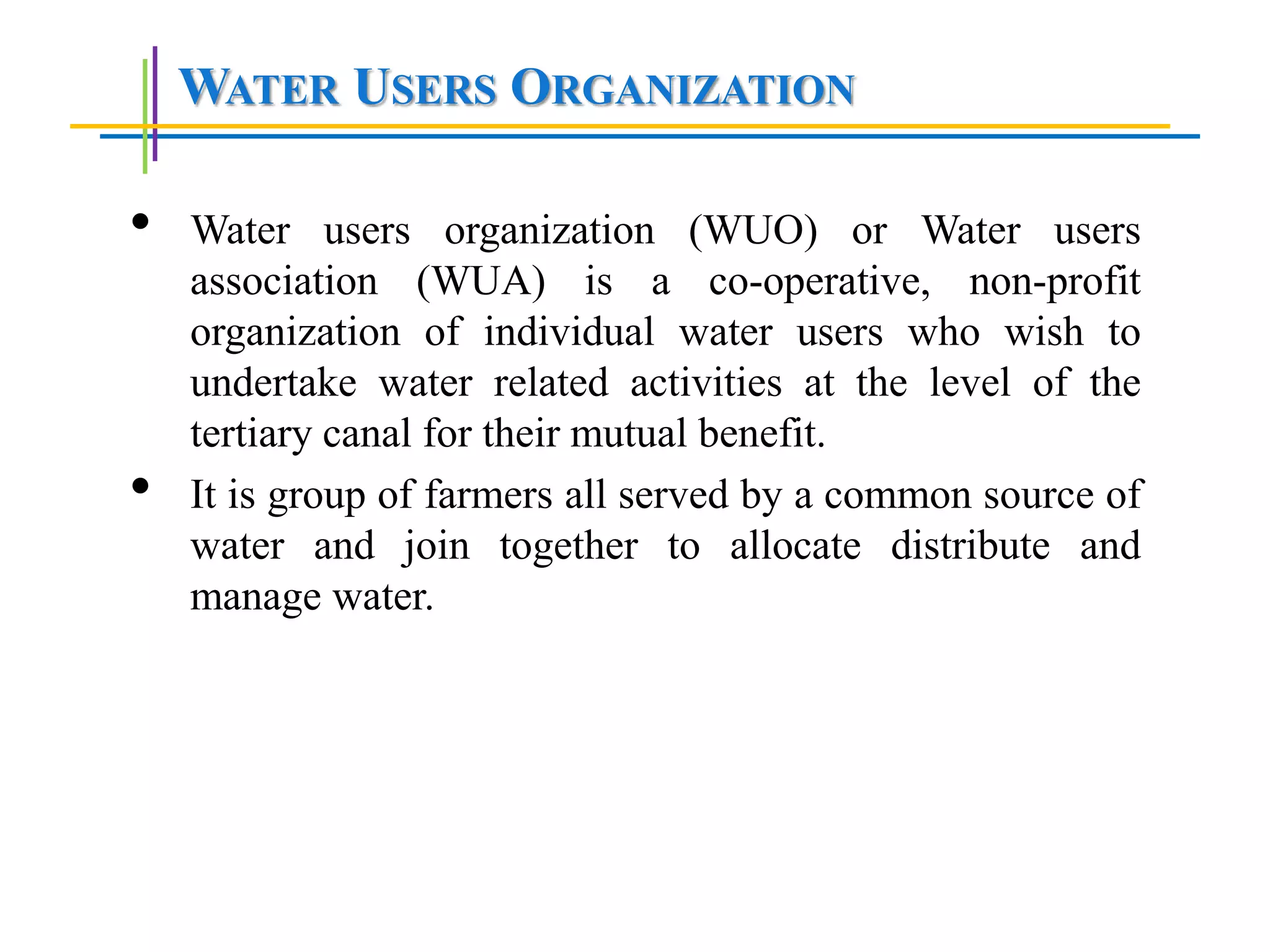 Irrigation water management | PPTX