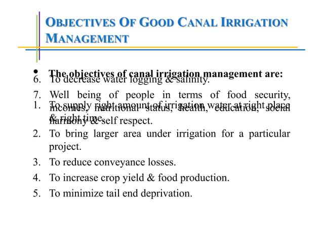 Irrigation water management | PPTX