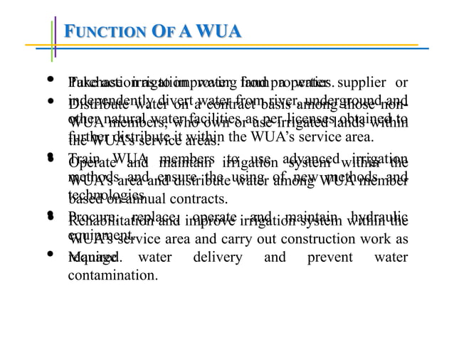 Irrigation water management | PPTX