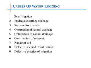 Irrigation water management | PPTX