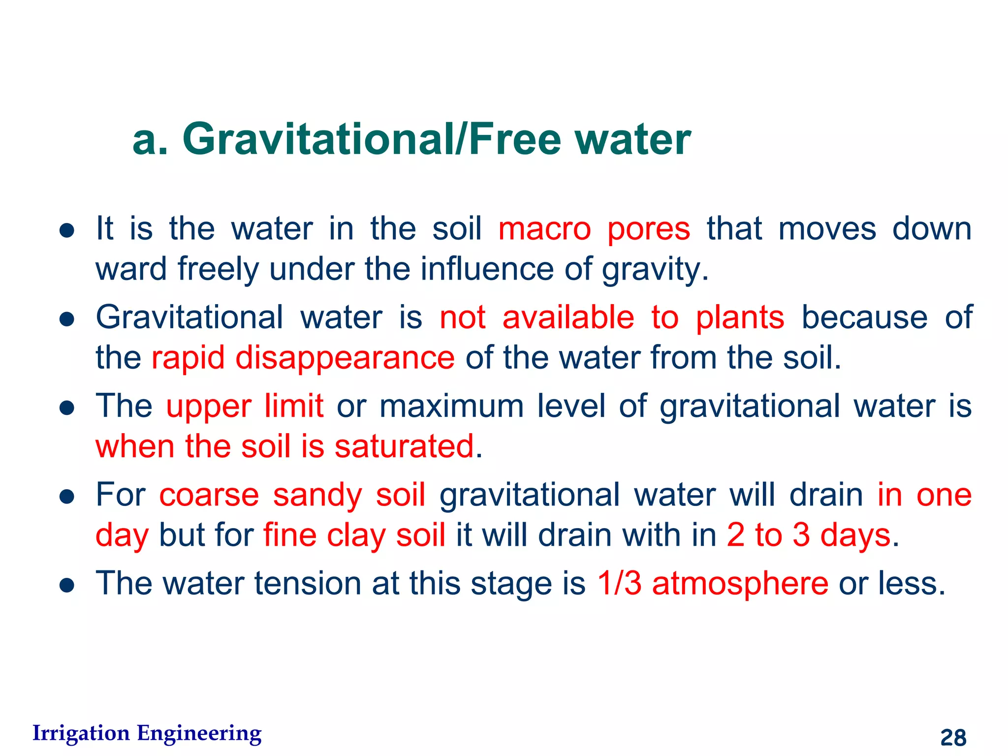 Irrigation water requirement | PPT