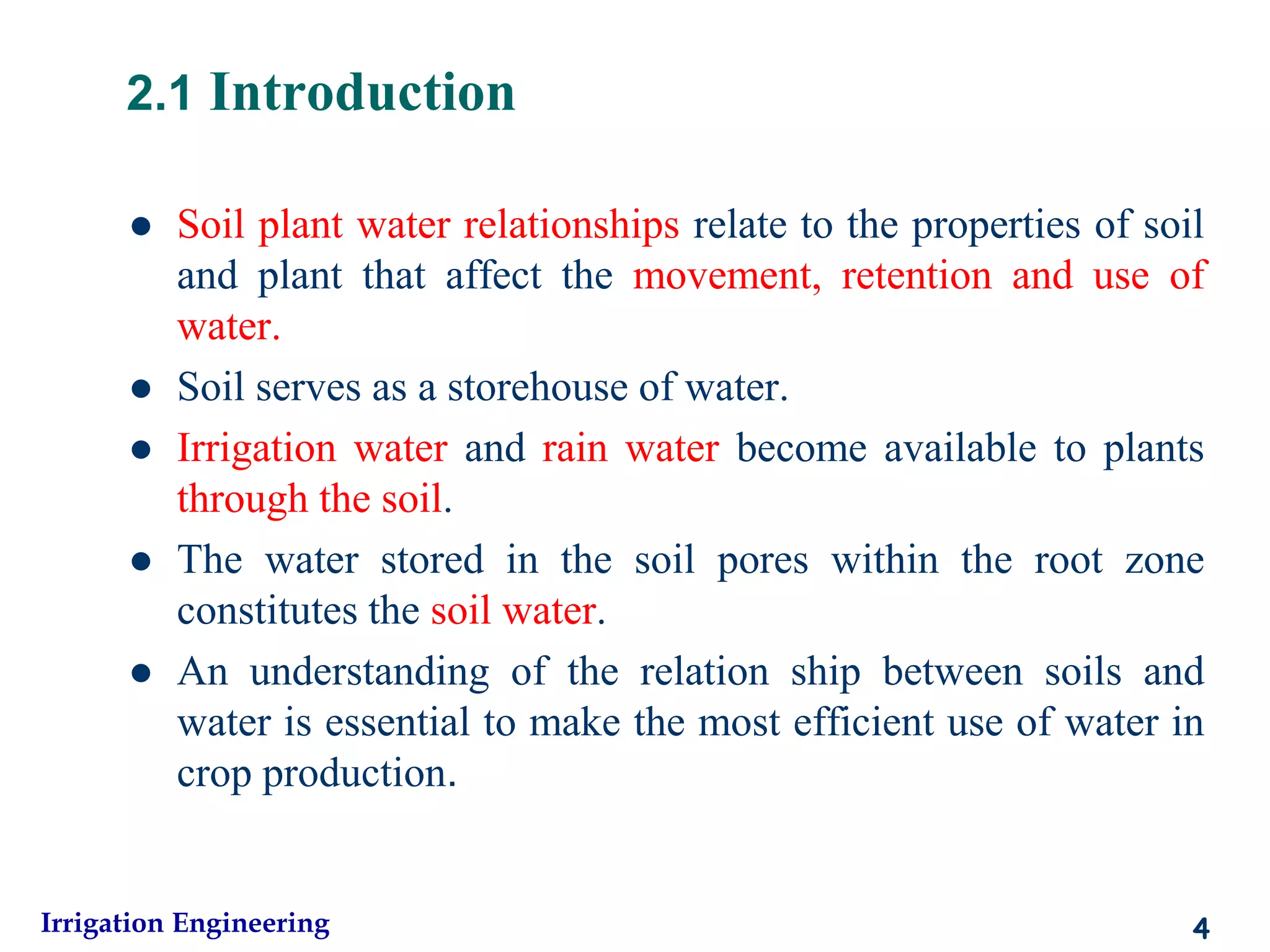 Irrigation water requirement | PPT