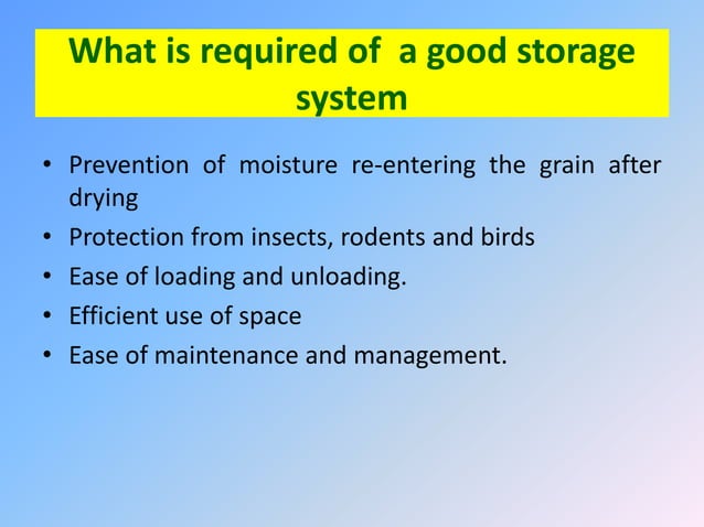 Post Harvest Management in Rice | PPT | Gardening | Home & Garden