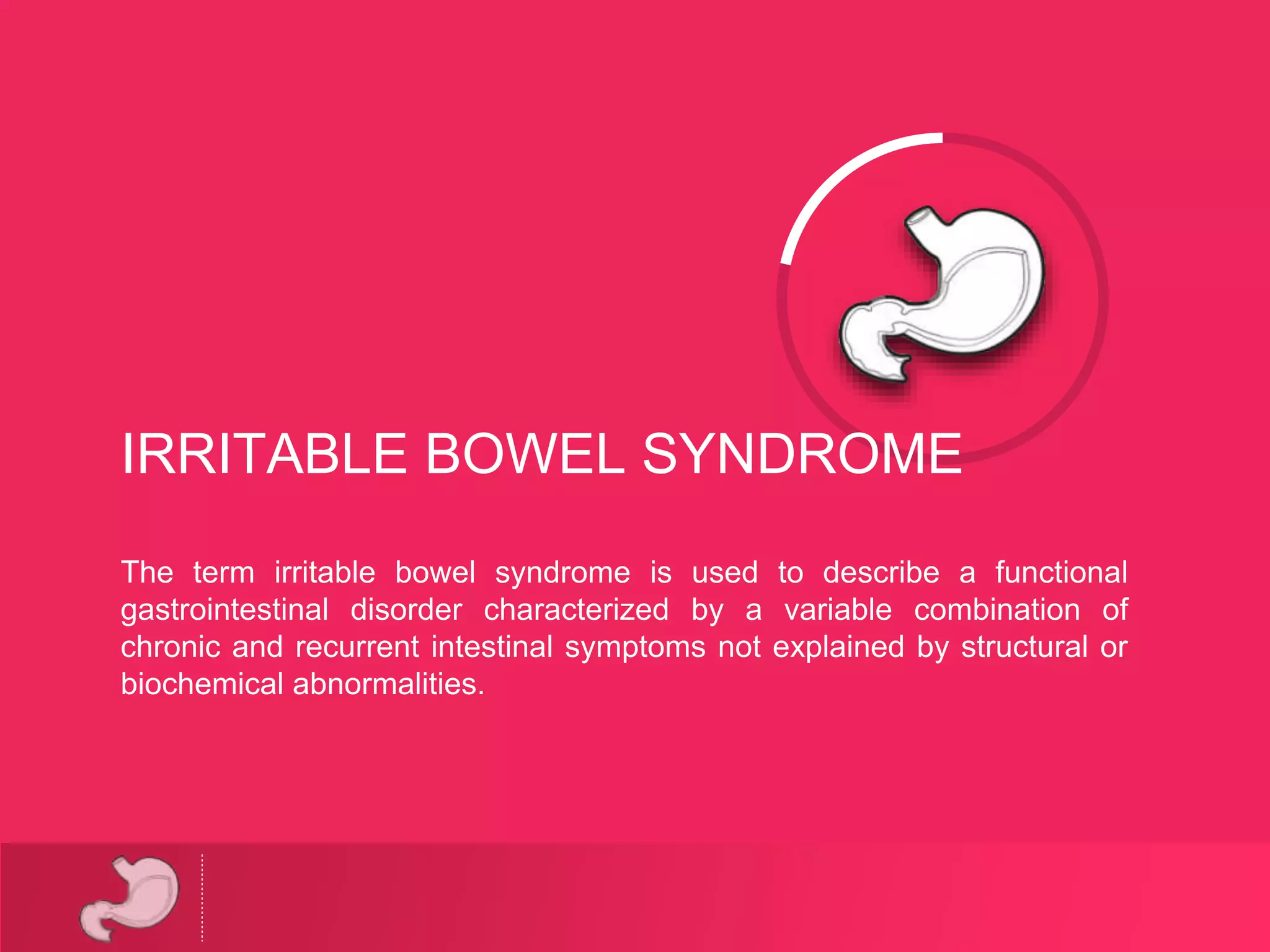 Irritable bowel syndrome | PPT