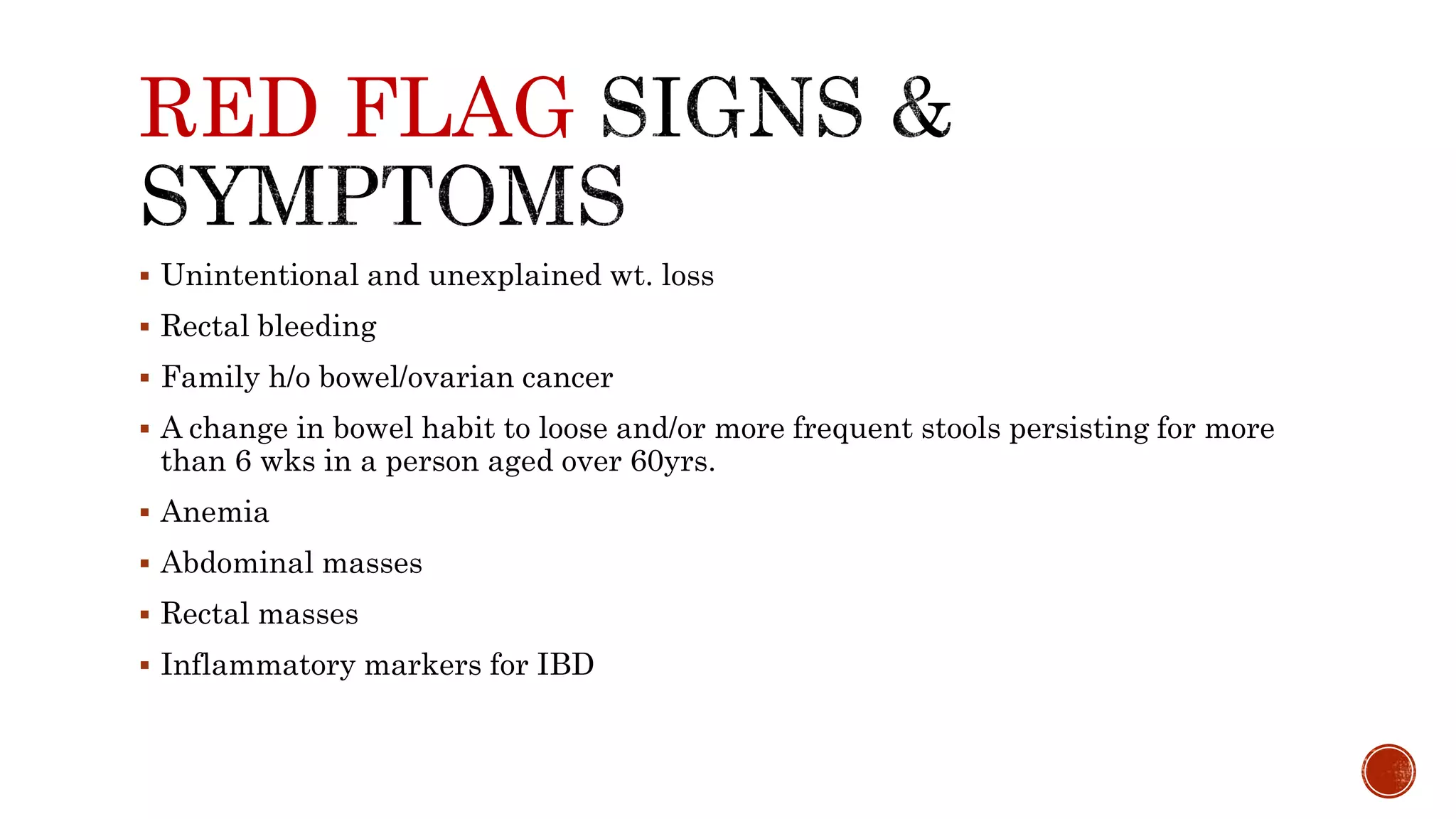 Irritable bowel syndrome | PPTX