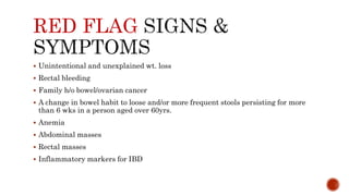 Irritable bowel syndrome | PPTX