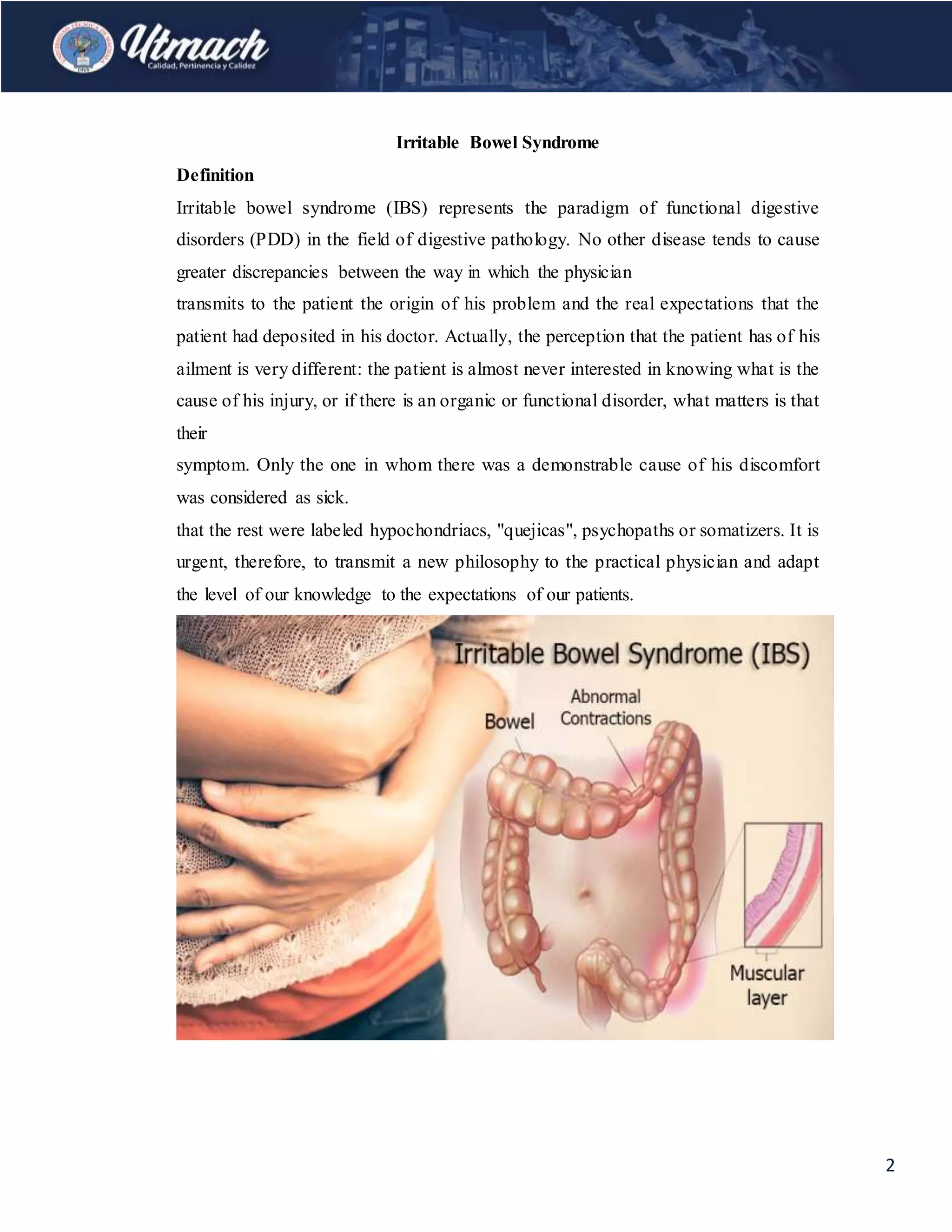 Irritable bowel syndrome | PDF
