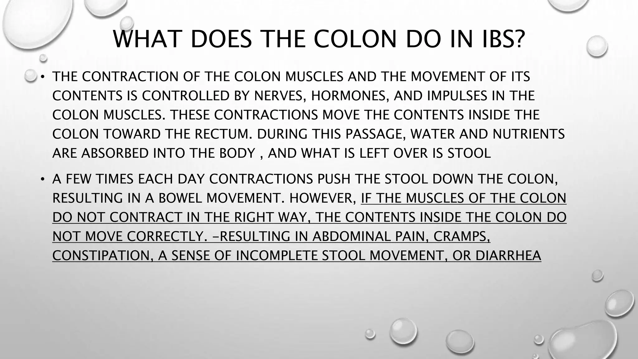 Irritable bowel syndrome | PPTX