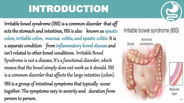 IRRITABLE BOWEL SYNDROME.pptx | Digestive Disorders | Diseases and ...