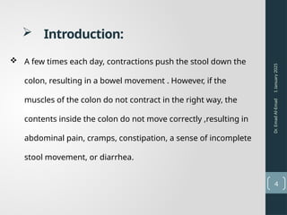 Irritable bowel syndrome ( IBS ) - for medical student | PPTX